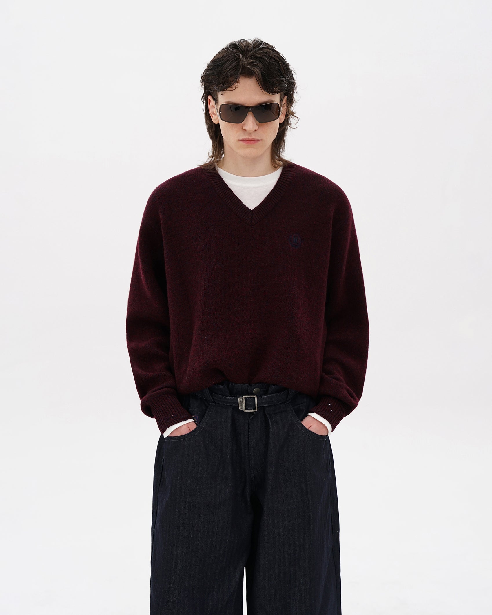 Doubleface Layered Itsuma Wool Knit – Daichi Uto